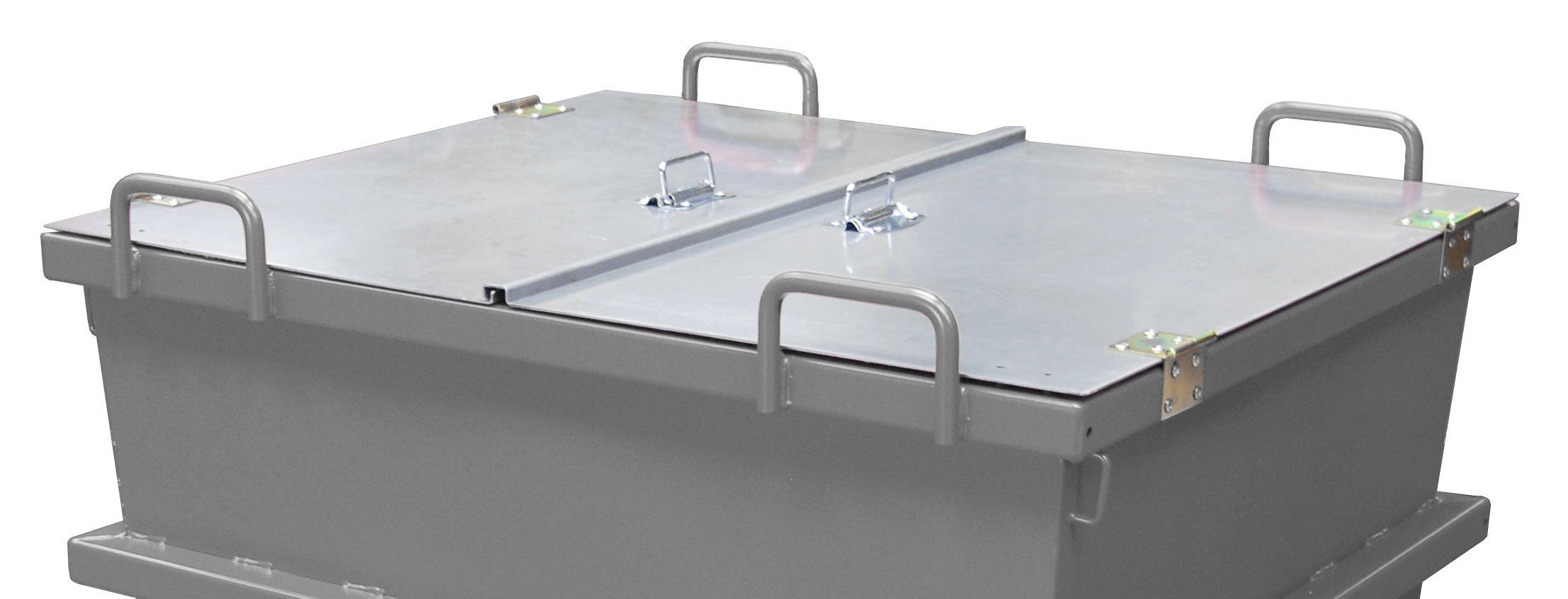 Universal-Container Typ UC 1000-RAL 7005 | lackiert mausgrau RAL 7005 ...